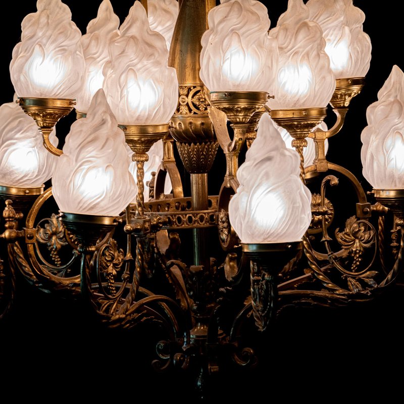 Ceiling Chandelier, France, 1880 for sale at Pamono