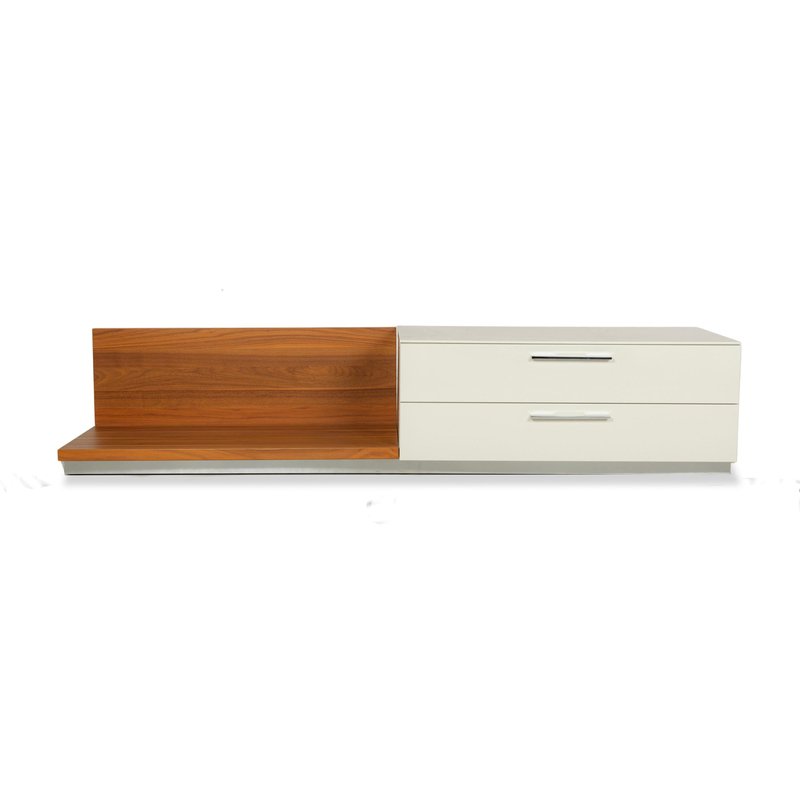 Lilac Sideboard in Cream and Brown Wood from Hülsta for sale at Pamono