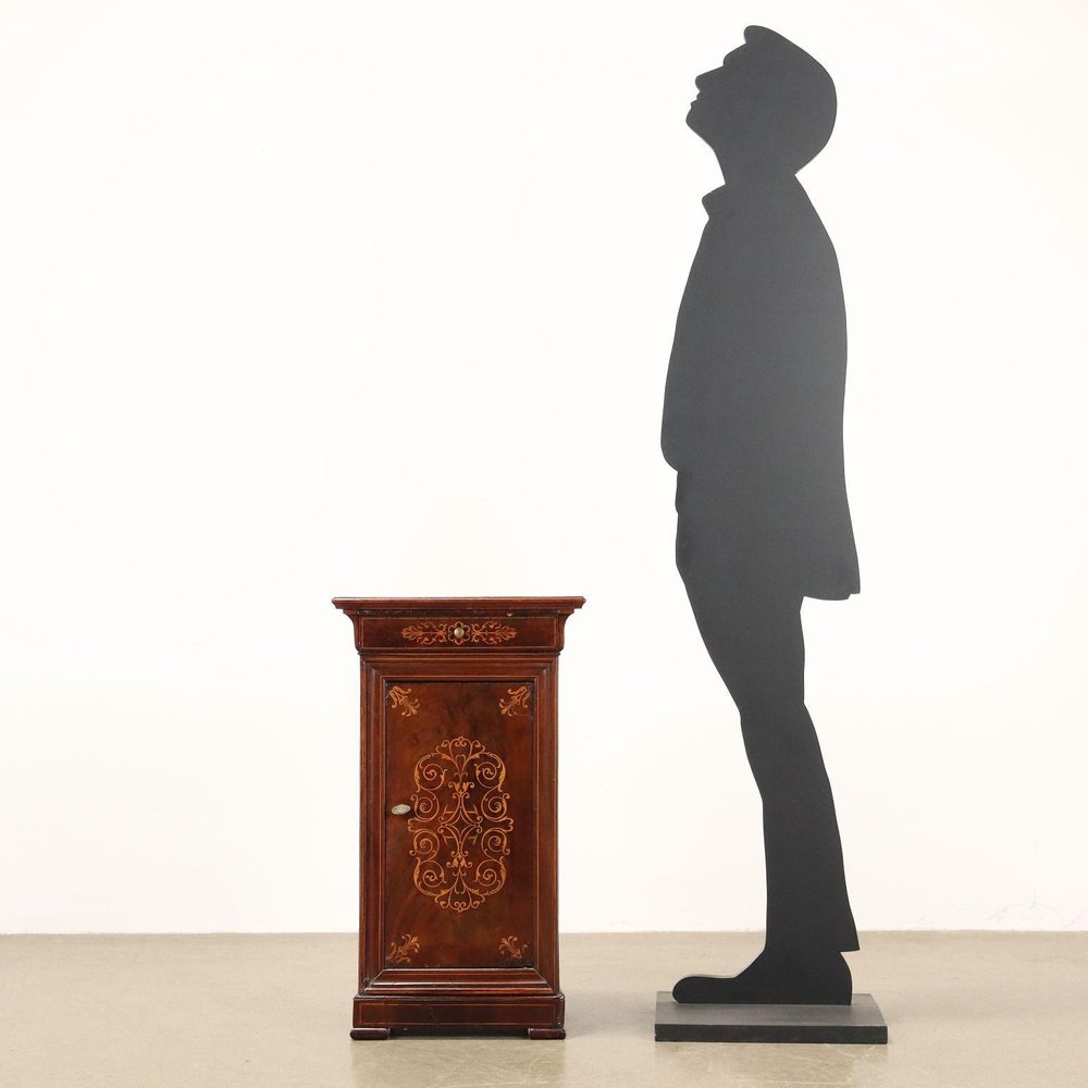 Charles X Bedside Table in Mahogany, France, 1800s for sale at Pamono