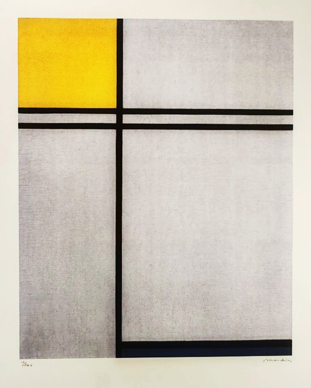 After Piet Mondrian, Composition, 1970s, Lithograph for sale at Pamono