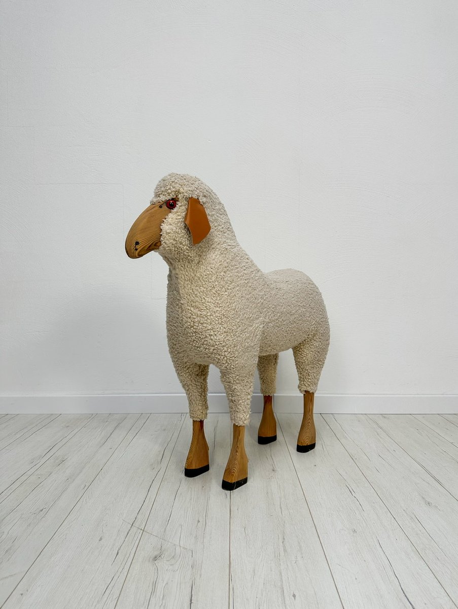 Vintage Schaf Figur Hocker von Hanns-Peter Krafft für Meier Germany ...