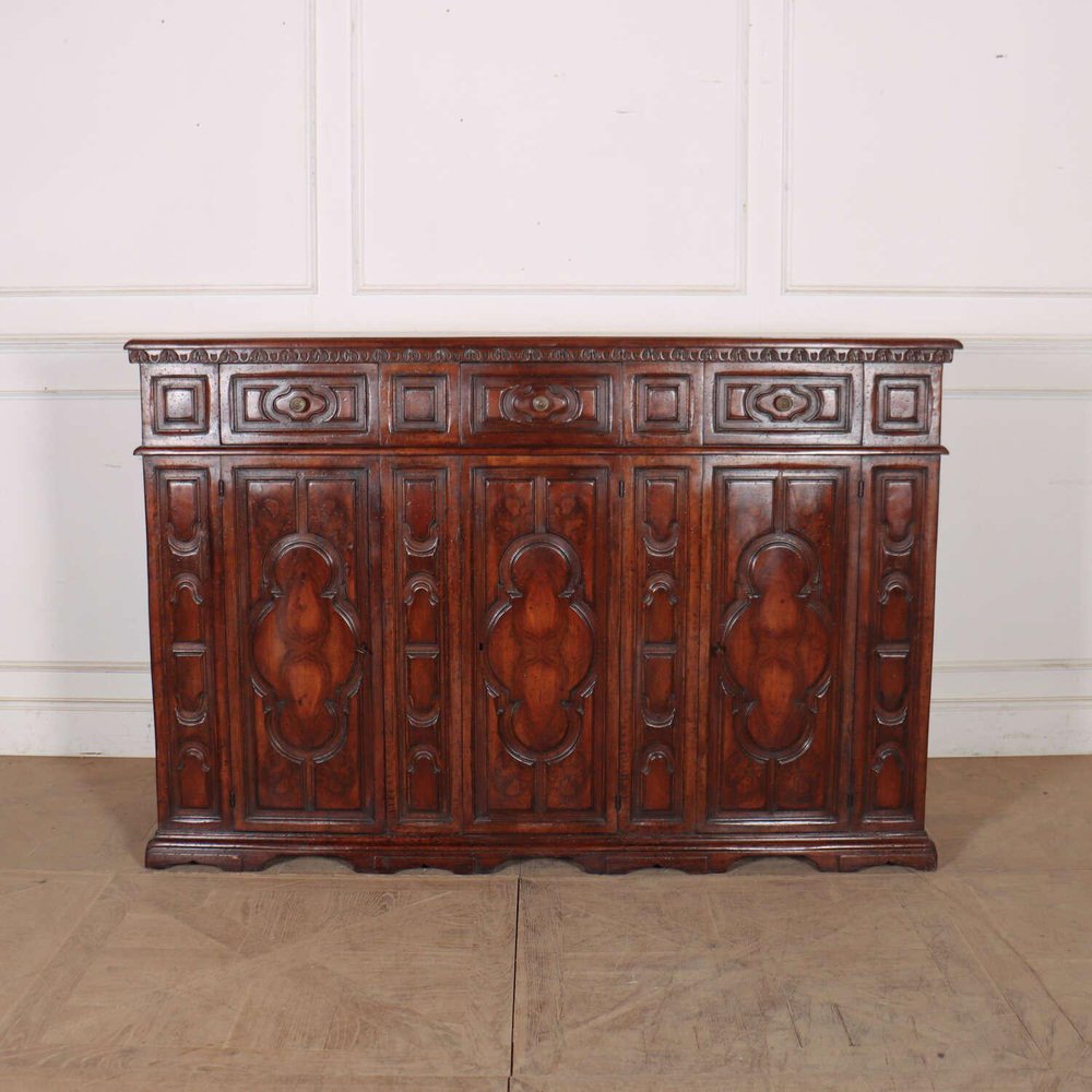 Italian Walnut Sideboard, 1920s for sale at Pamono