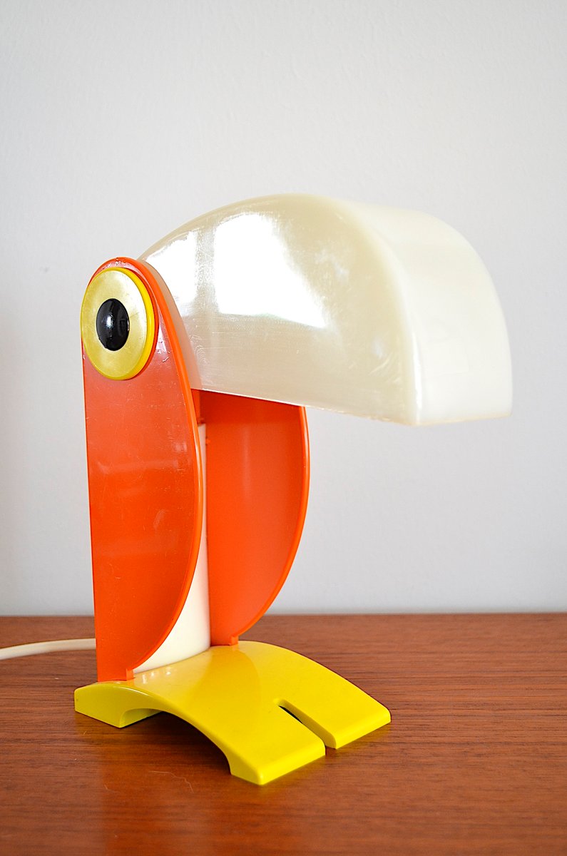 Toucan Table Lamp by Ferrari for OTF Verona, 1960s for sale at Pamono