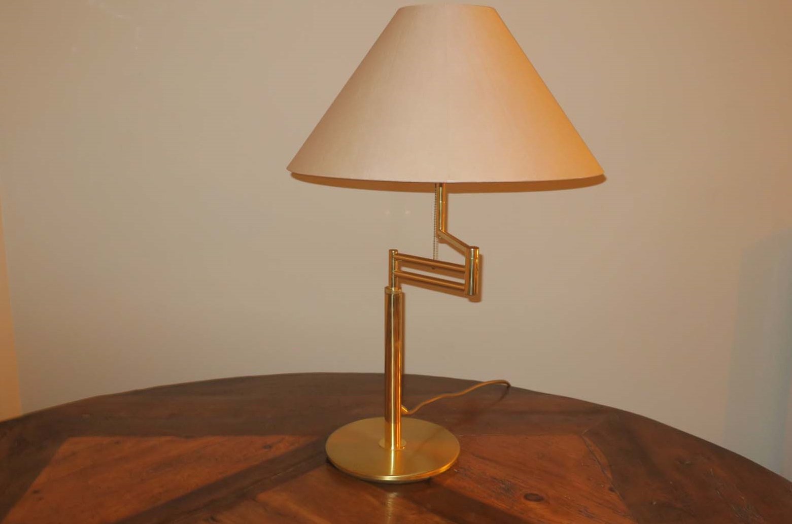 Italian Multi-Adjustable Brass Table Lamp from Relux Milano, 1970s for ...