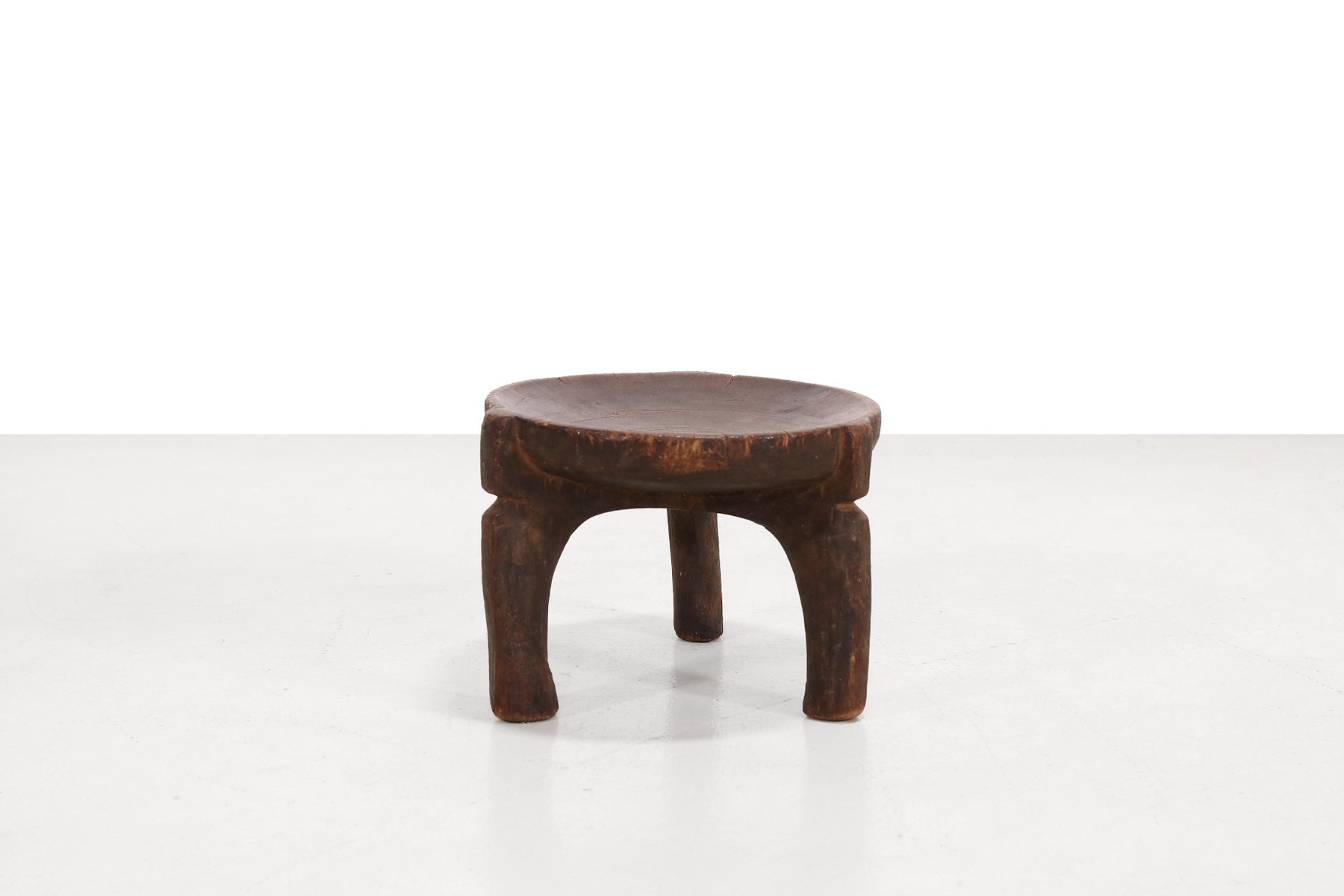 Antique African Tribal Stool from Tanzania for sale at Pamono