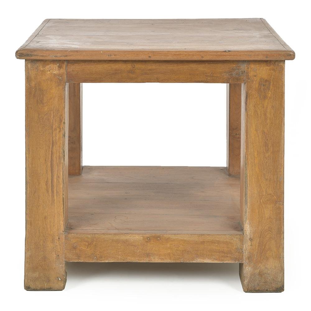 Square Table in Solid Wood for sale at Pamono