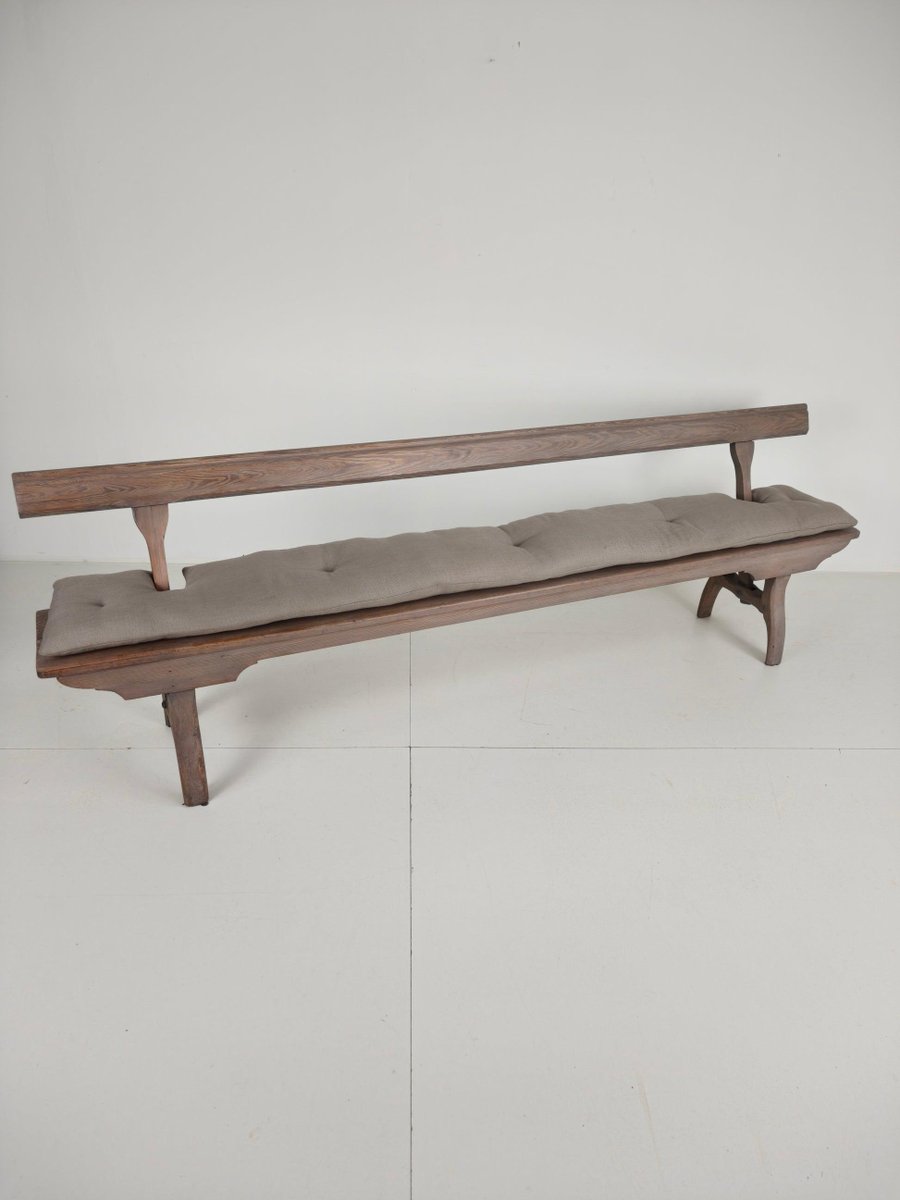 Victorian Pitch Pine Railway Bench with Reversible Backrest for sale at ...
