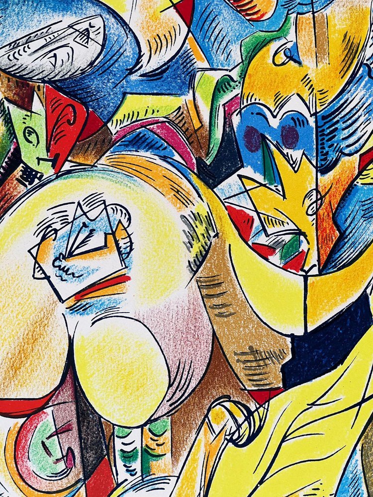 André Masson, The Work of Chance, 1960s, Lithograph for sale at Pamono
