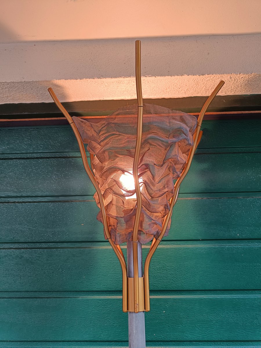 Large Torch Wall Lamp by Rob Eckhardt, 1980s for sale at Pamono