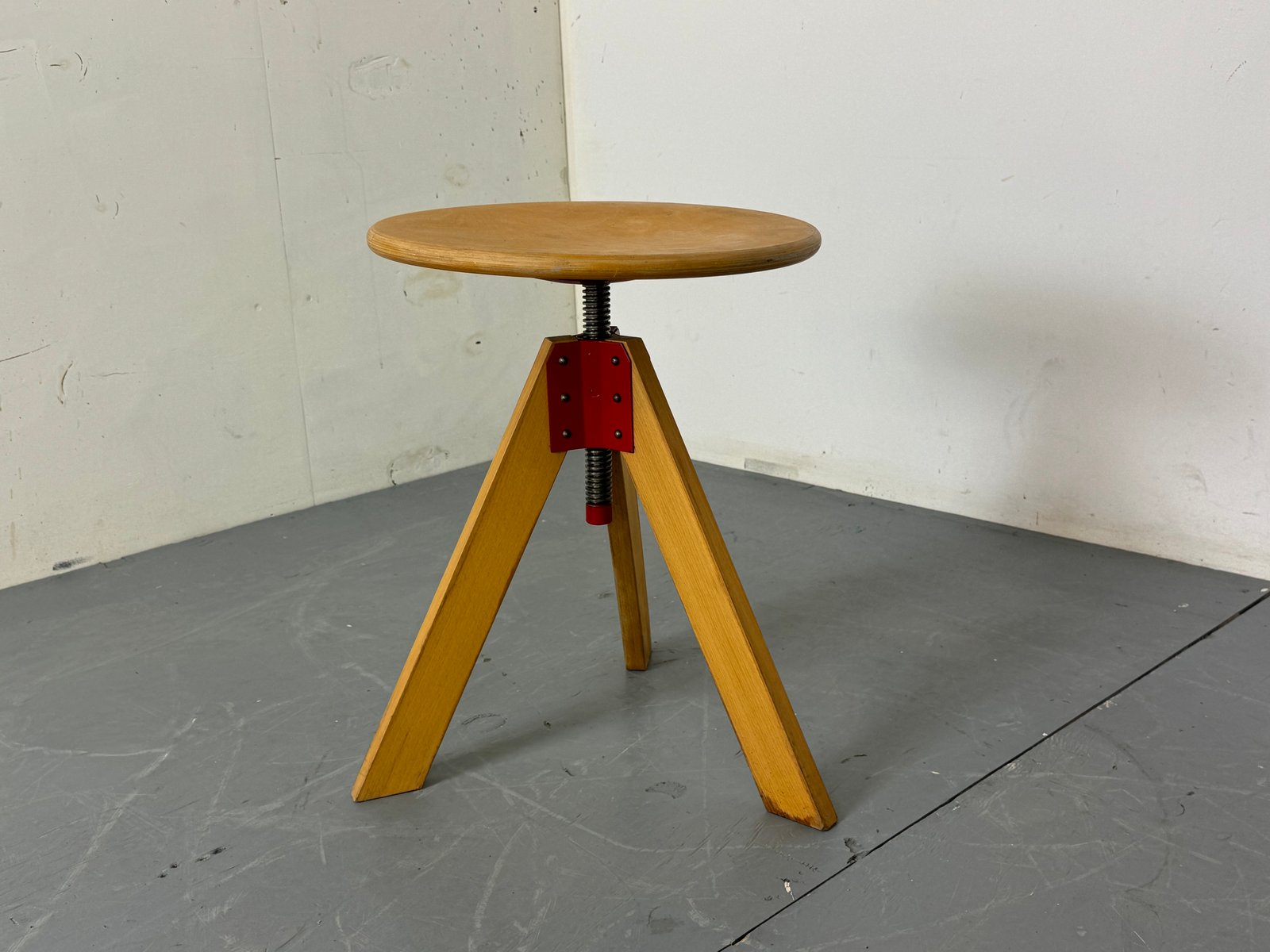Modernist Italian Swivel Stool by D Urbino & Lomazzi, De Pas for ...