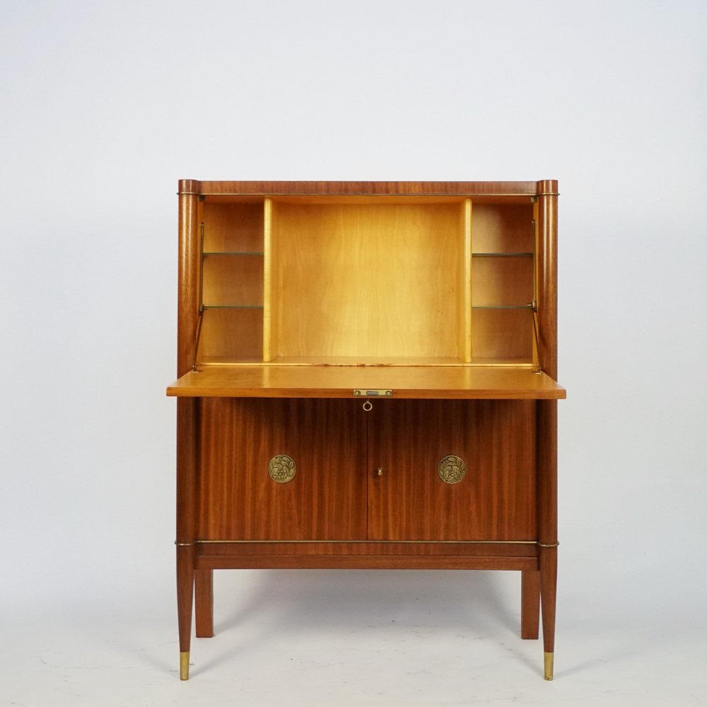 Art Deco Bar Cabinet from De Coene Freres, 1940s for sale at Pamono