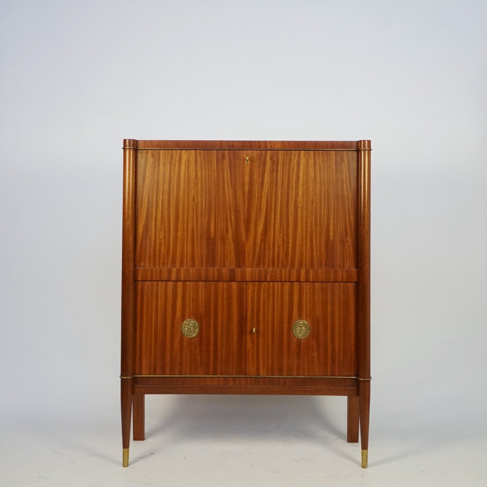 Art Deco Bar Cabinet from De Coene Freres, 1940s for sale at Pamono