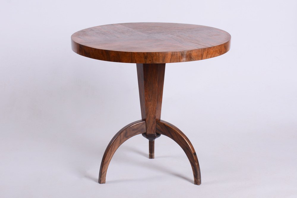 Art Deco Small Table in Oak, Revived Polish, France, 1920s for sale at ...