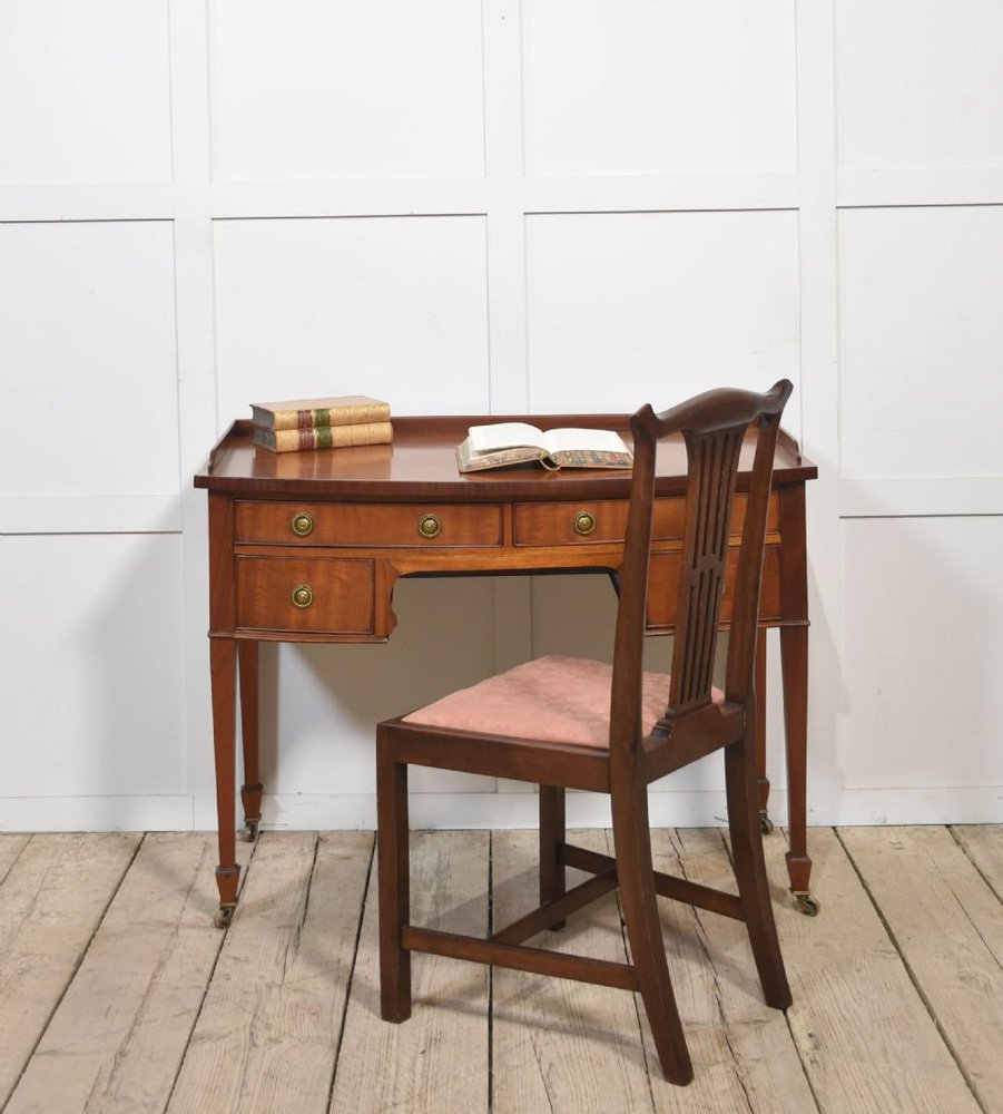 Mahogany Writing Table, 1890s for sale at Pamono