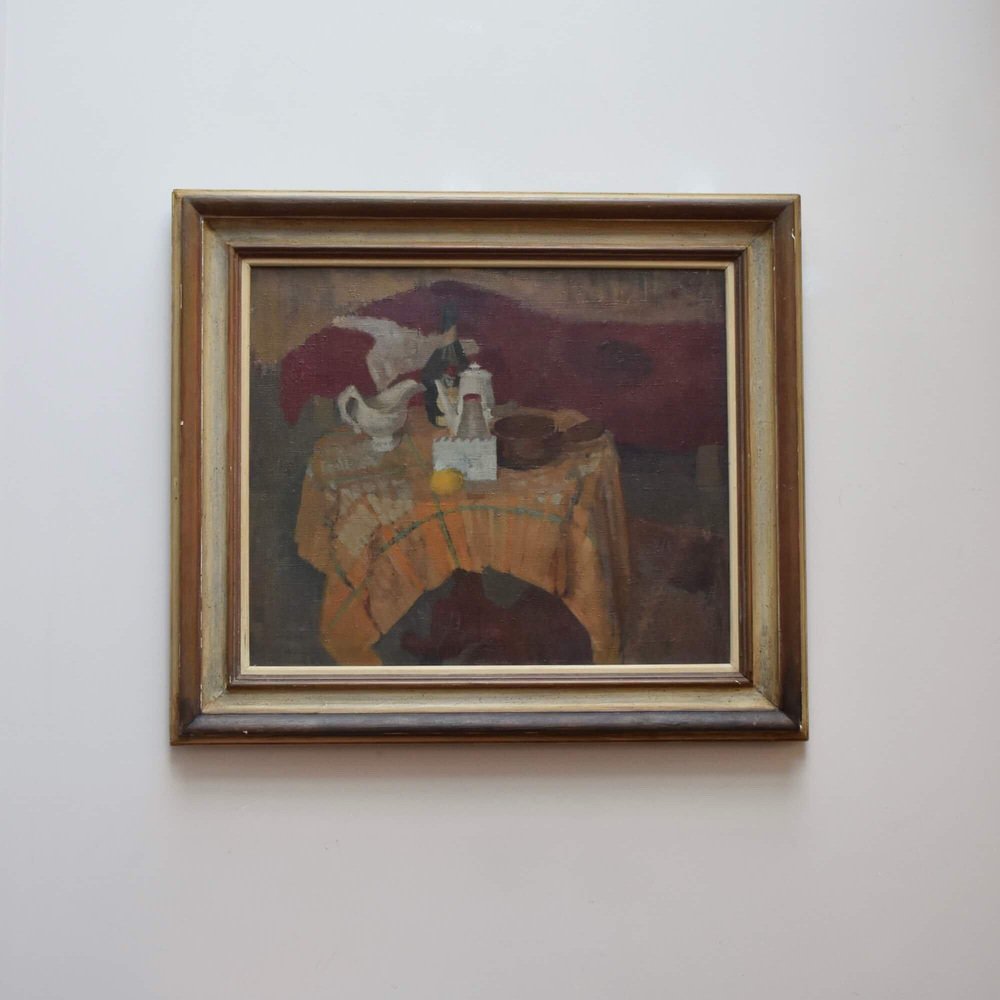 Philip Mathews, Still Life with Lemon, 20th Century, Oil on Canvas for ...
