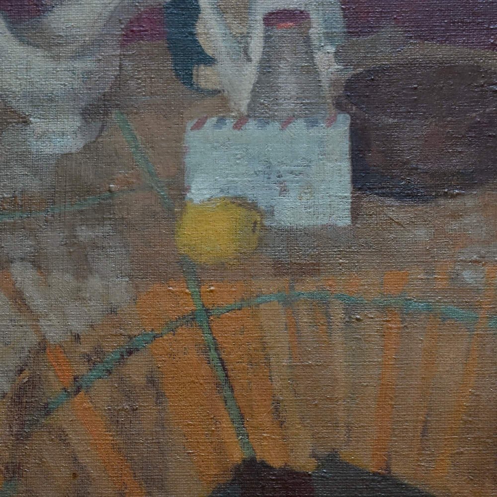 Philip Mathews, Still Life with Lemon, 20th Century, Oil on Canvas for ...