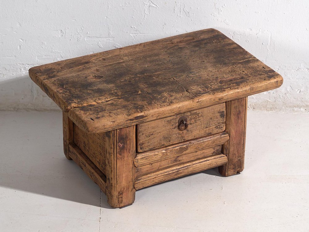 Antique Qing Dynasty Tea Table, 1900 for sale at Pamono