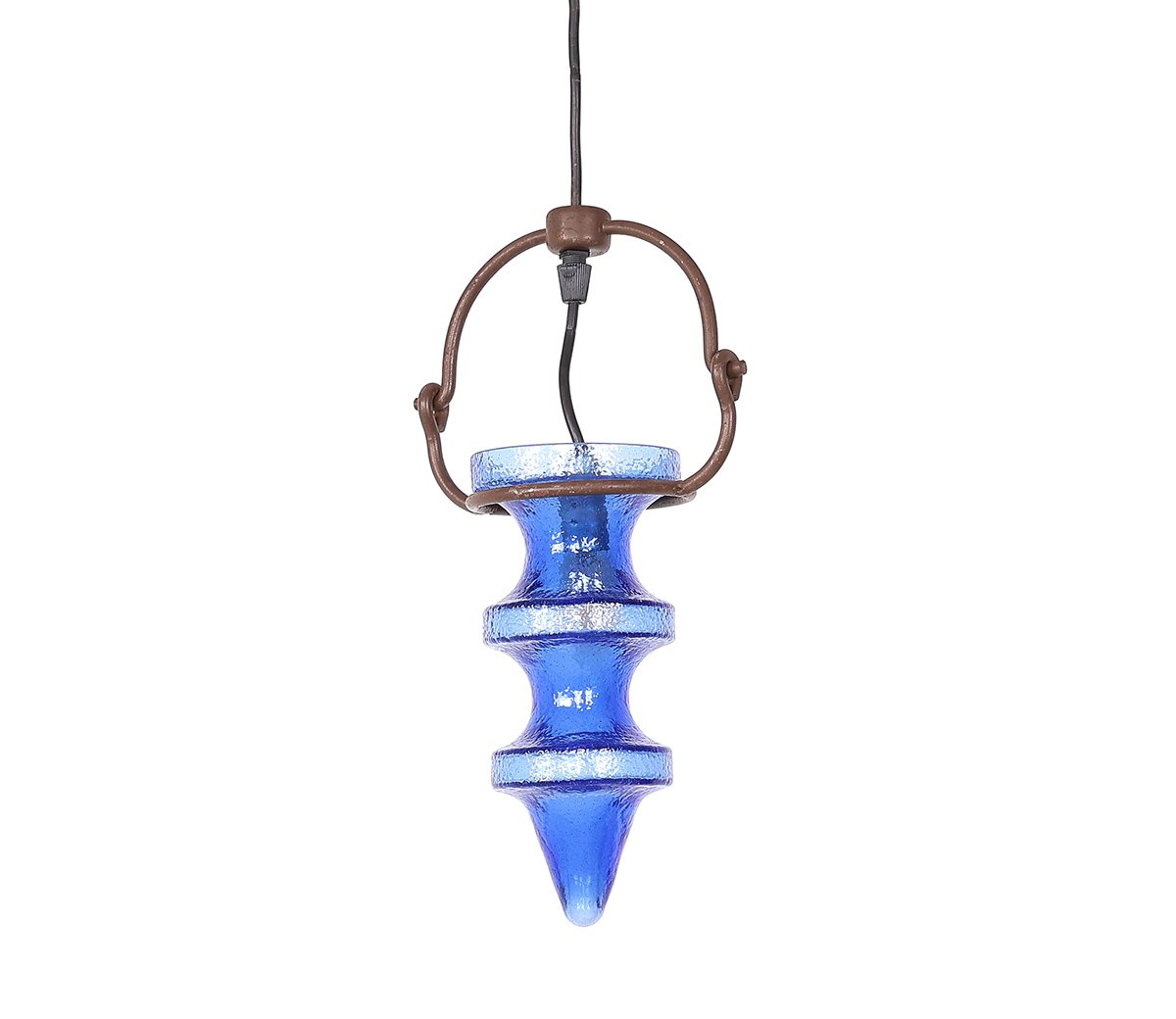 Stalactite Blue Glass Pendant Lamp by Nanny Still for Raak, 1960s for ...