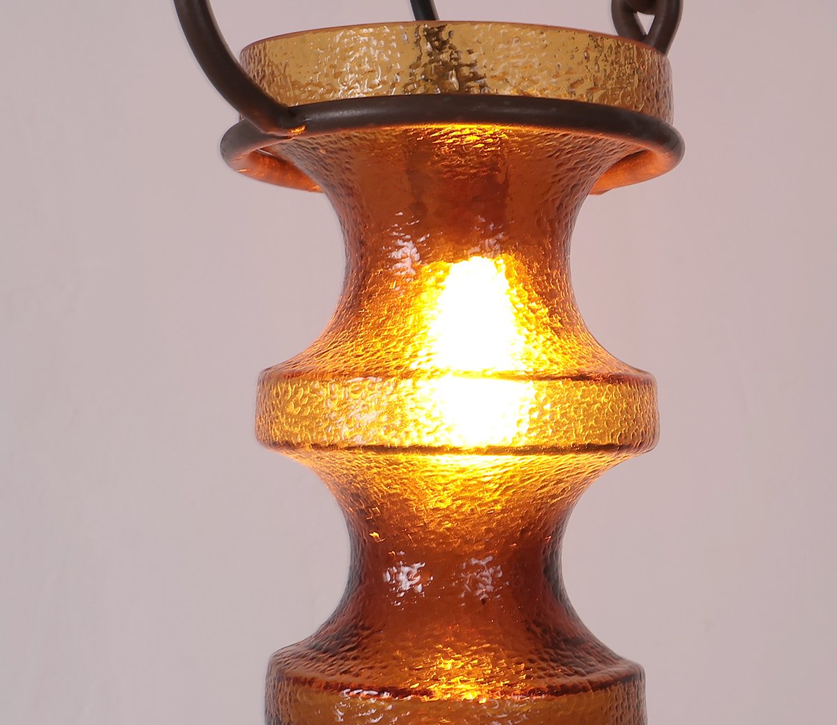 Stalactite Amber Glass Pendant Lamp by Nanny Still for Raak, 1960s for ...
