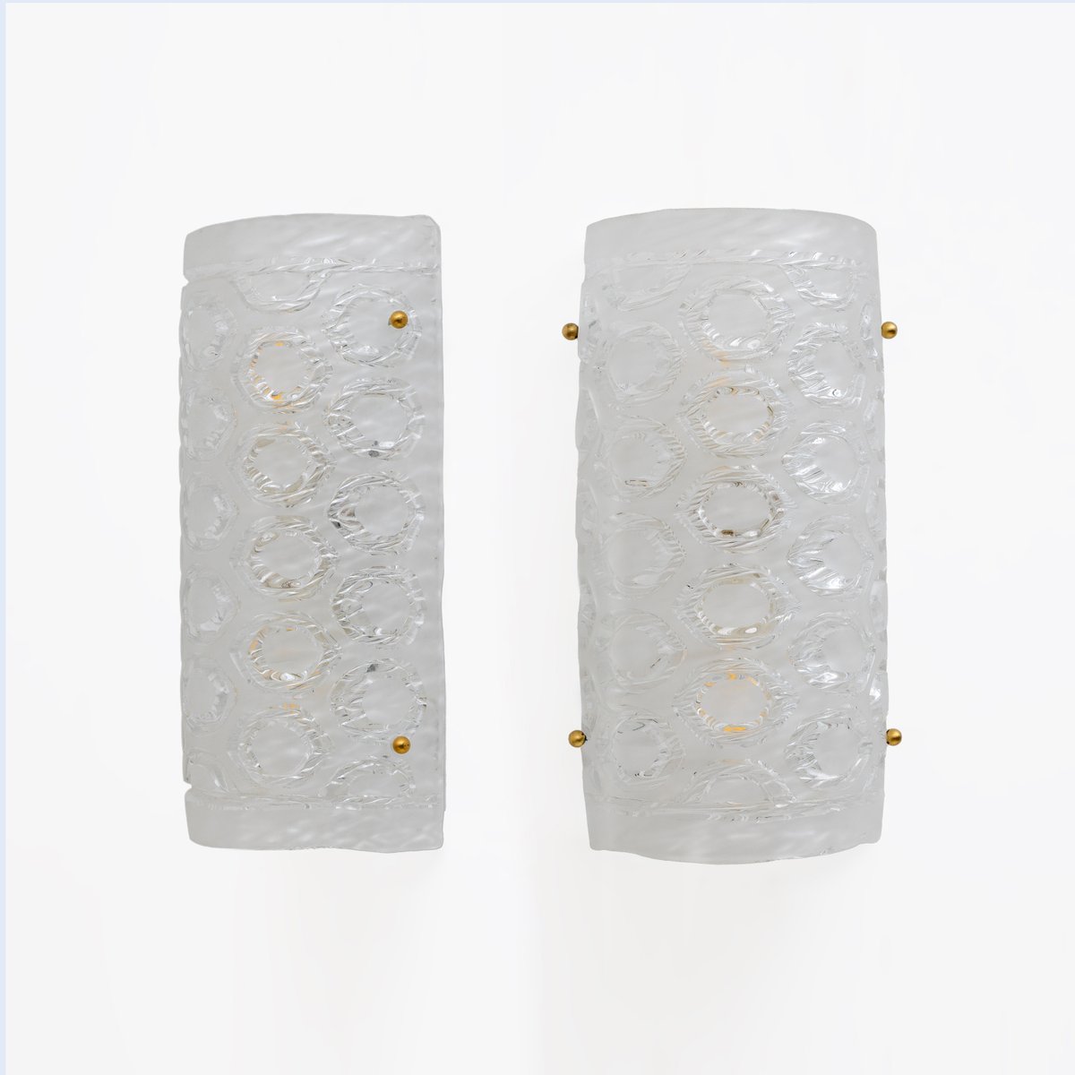 Modern Italian Murano Glass Textured Wall Sconces, 2000, Set of 2 for ...