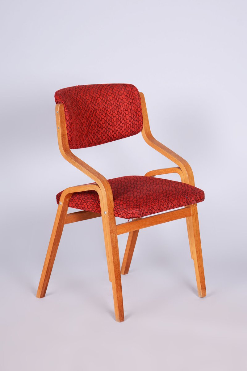 Mid-Century Czech Chair in Maple attributed to Ludvik Volak for ...