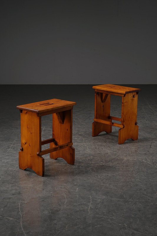 Architectural Stool, Netherlands, 1960s for sale at Pamono