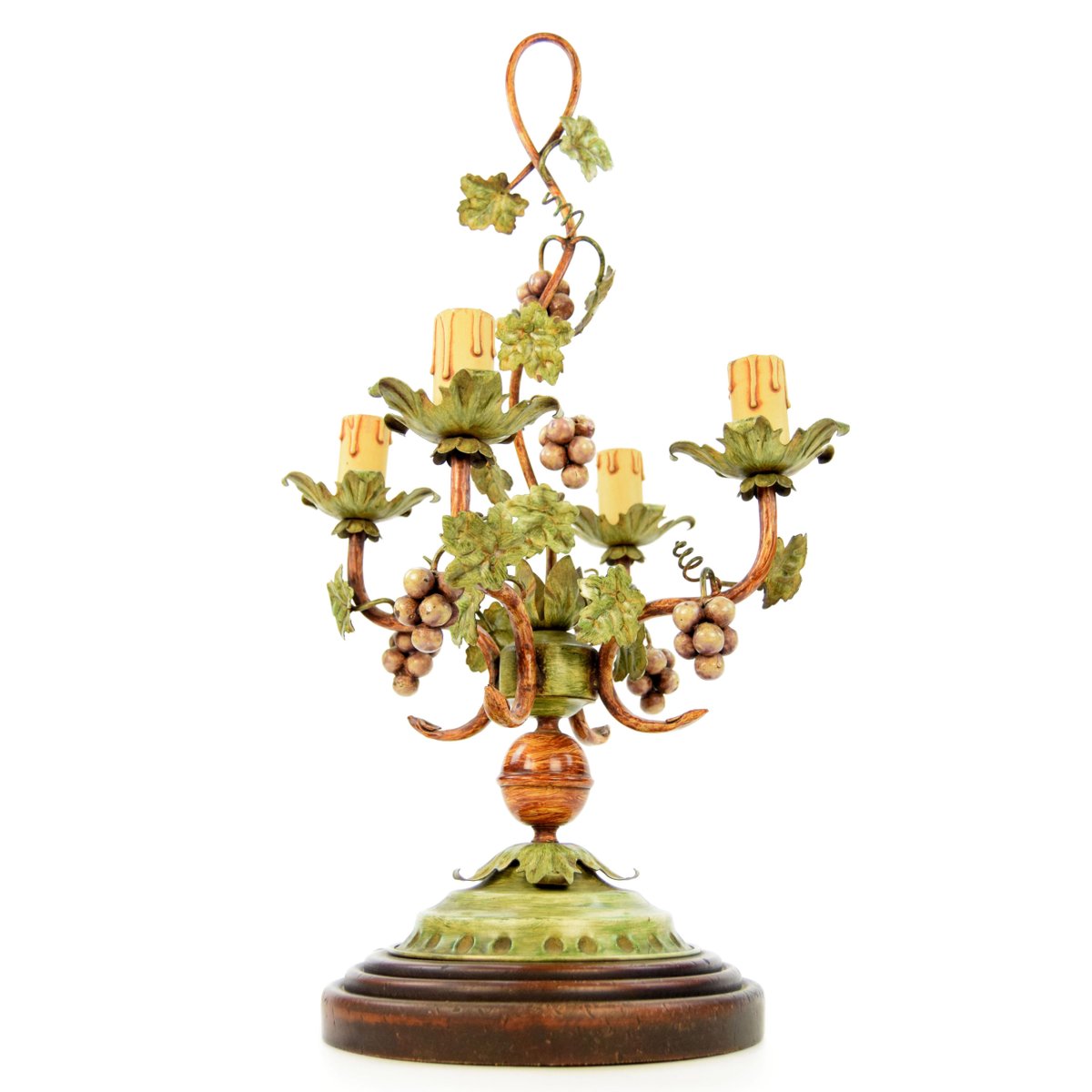 Mid-Century Table Lamp with Grapes for sale at Pamono