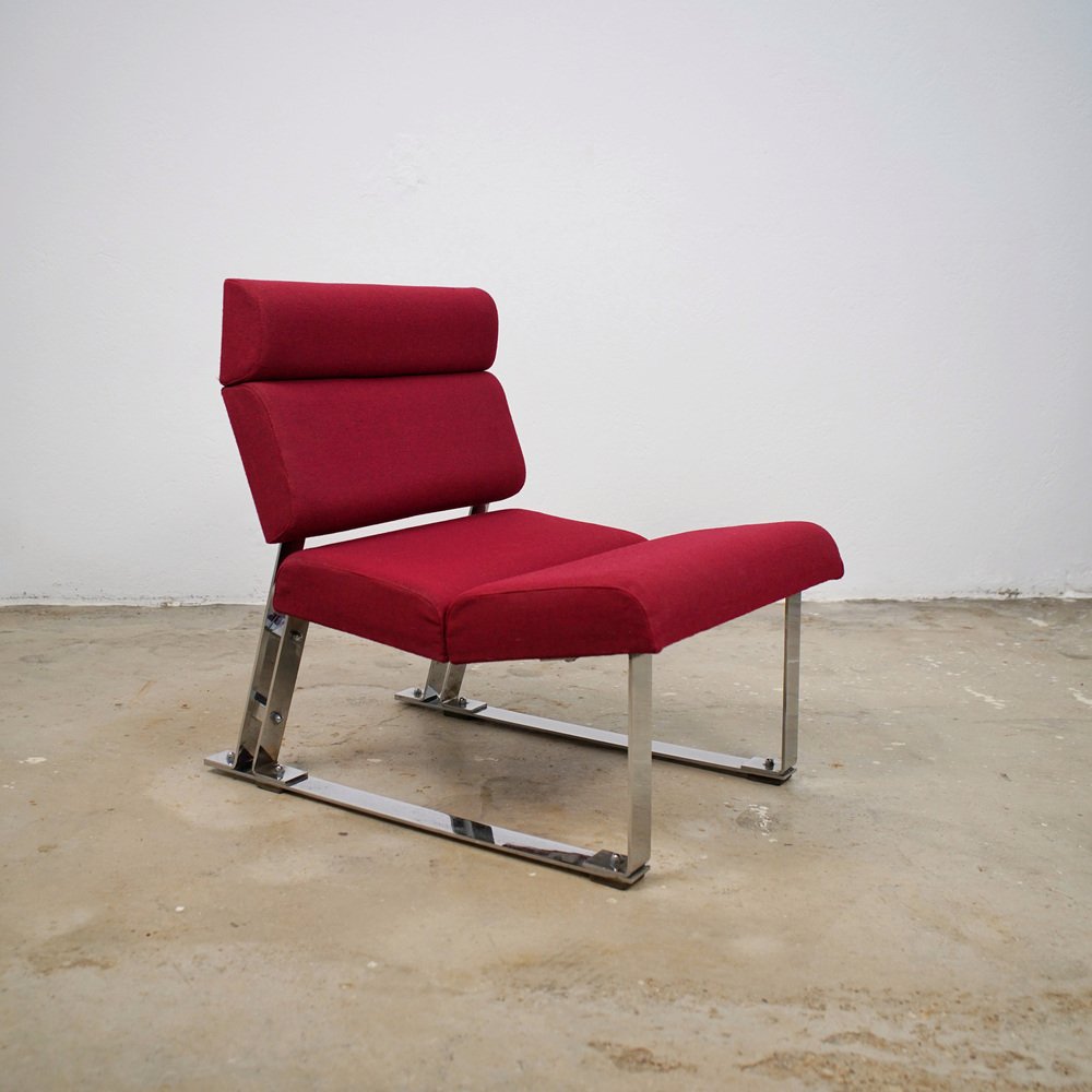 Space Age Red Armchair, 1970s for sale at Pamono