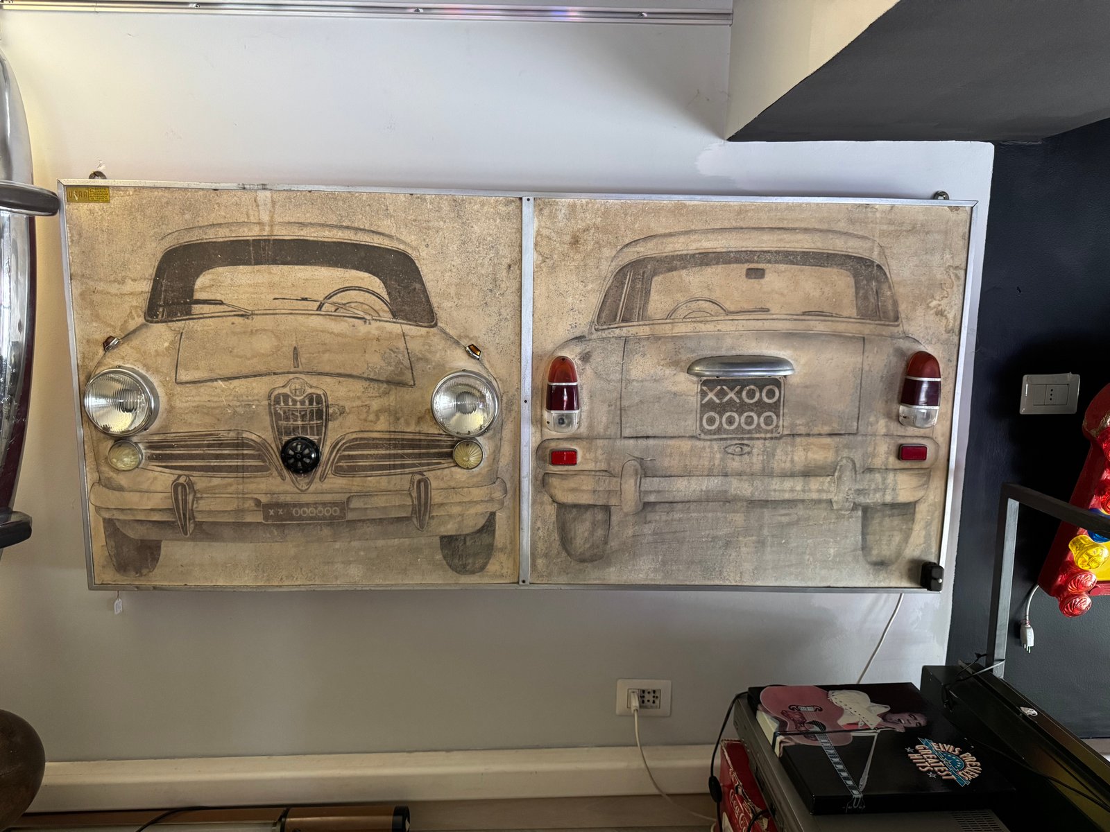 Driving School Panel from Alfa Romeo, 1950s for sale at Pamono