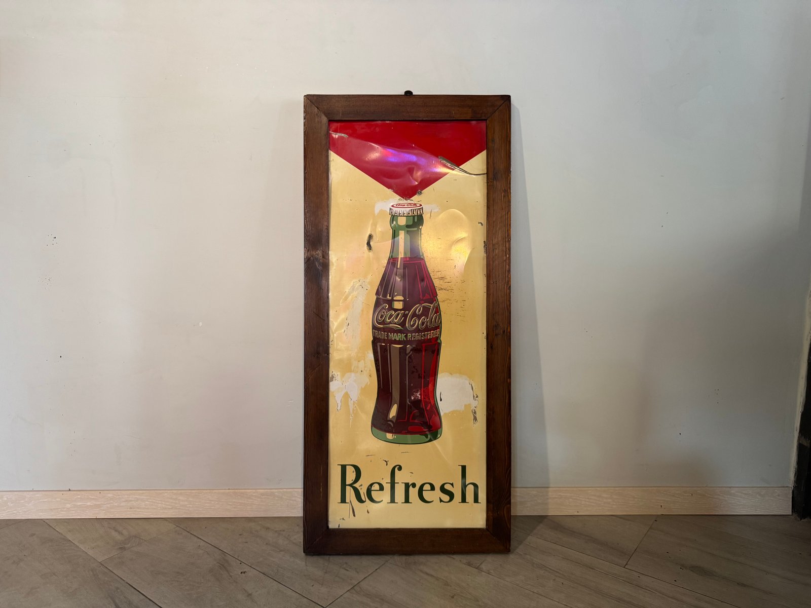 Coca-Cola Refresh Sign, Usa, 1950s for sale at Pamono