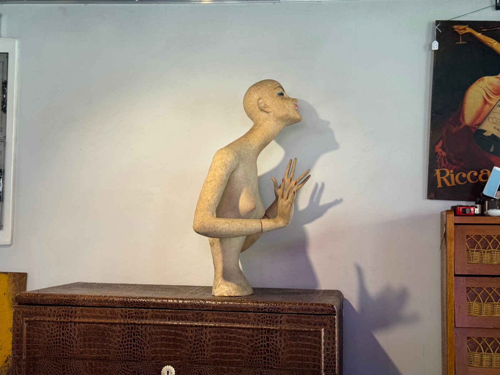 Papier Mache Display Mannequin, 1950s for sale at Pamono