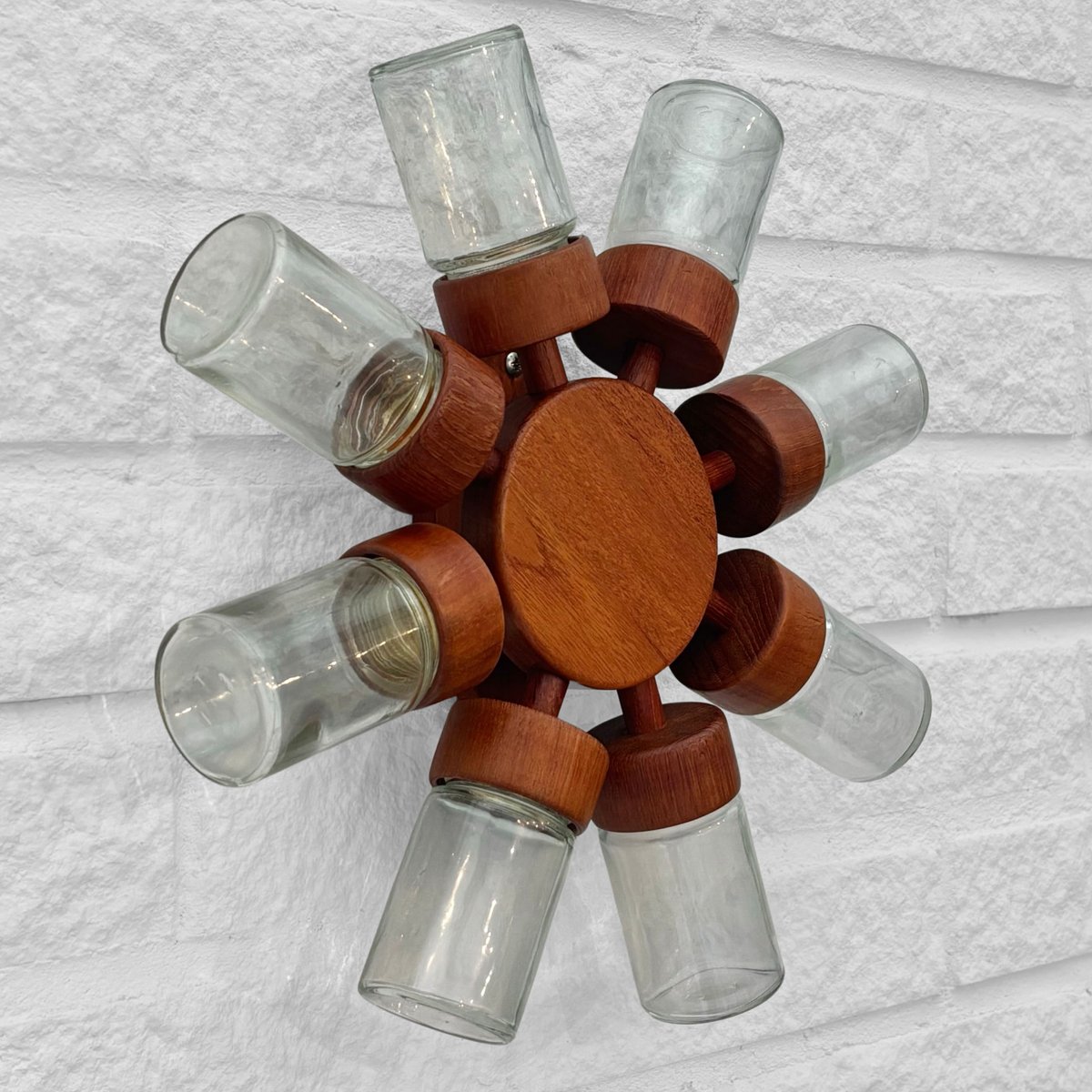 Scandinavian Modern Spice Rack Wheel in Teak from Digsmed, Denmark ...