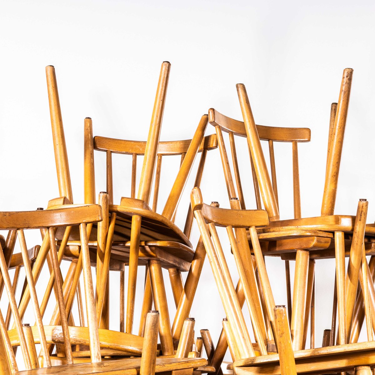 Stick Back Dining Chair, 1950s for sale at Pamono