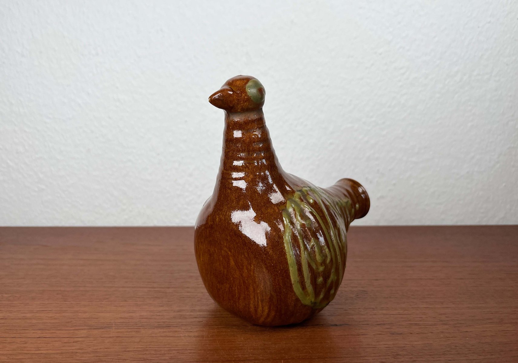 Mid-Century Modern Danish Studio Pottery Bird Shaped Bottle, 1960s for ...