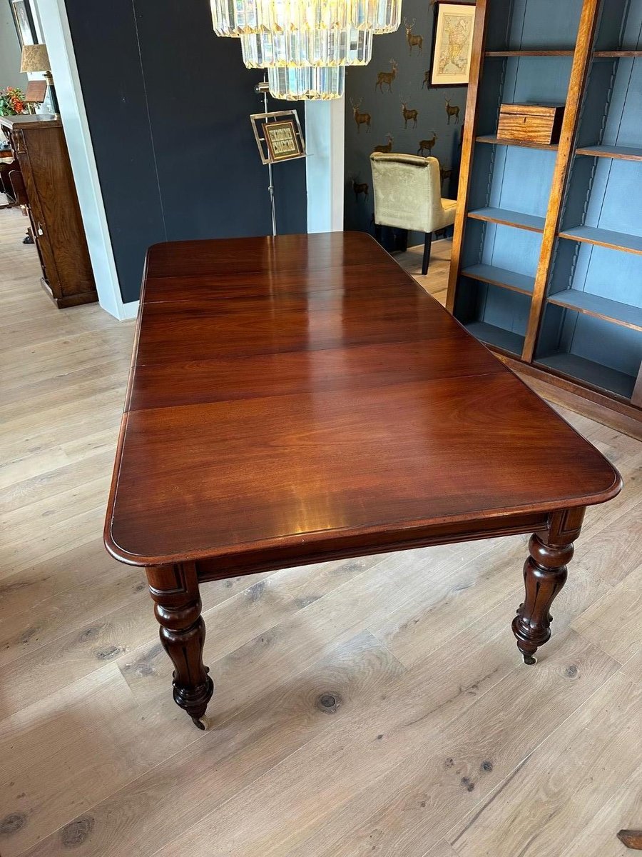 Large Antique Dining Table for sale at Pamono