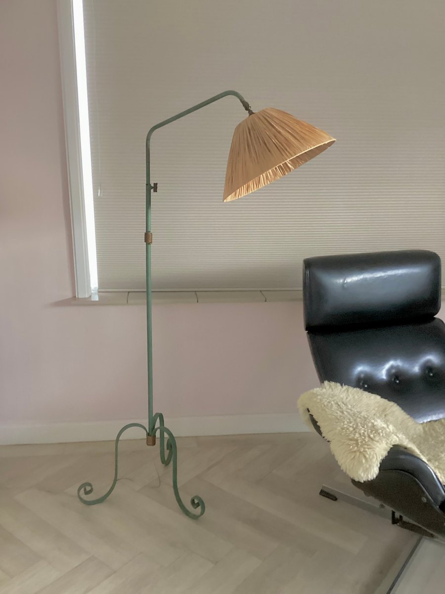 Antiquair Floor Reading Lamp, 1920s for sale at Pamono