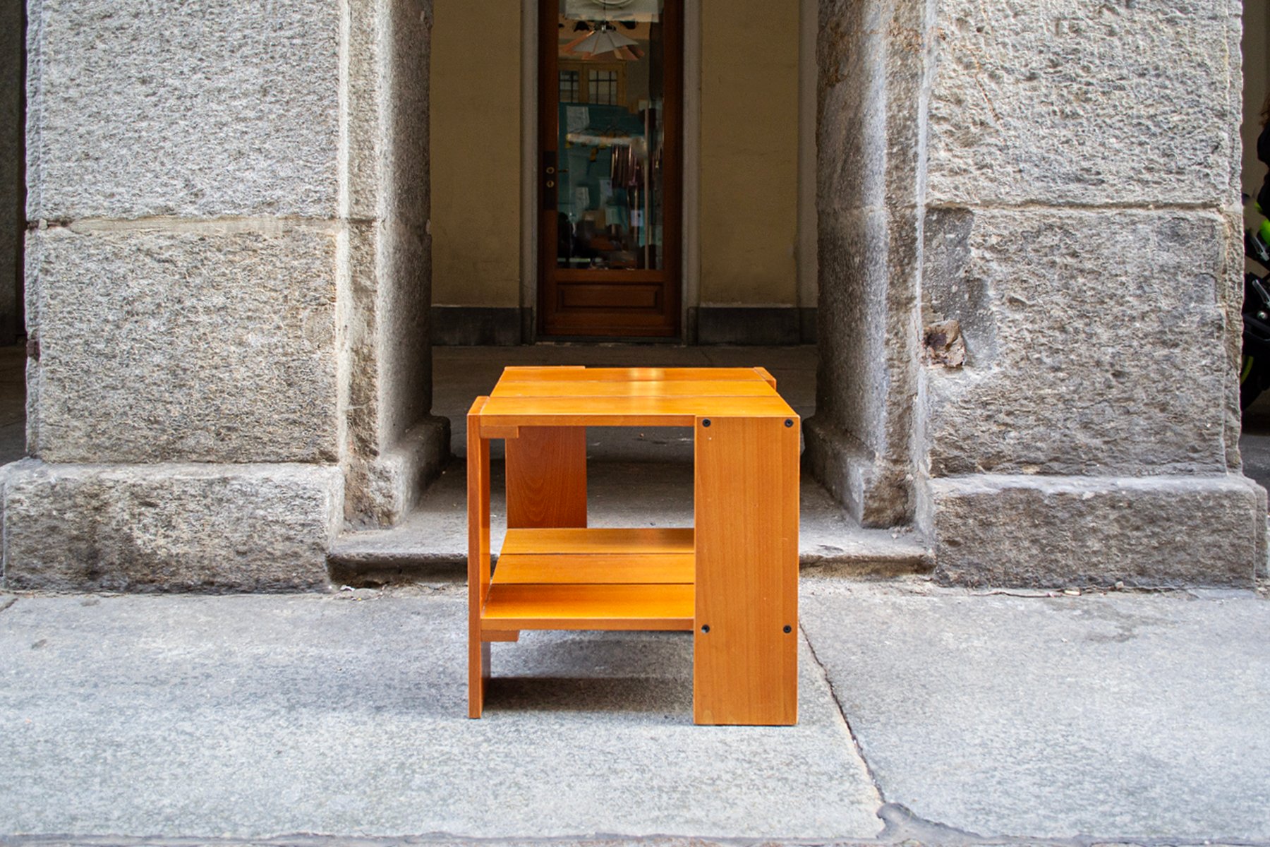 Crate 6 Beech Coffee Table by Gerrit Thomas Rietveld for Cassina, 1980s ...