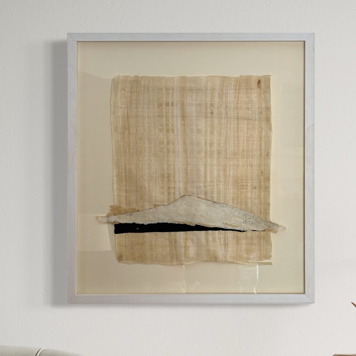 Marilina Marchica, Paperlandscape, Collage on Papyrus for sale at Pamono