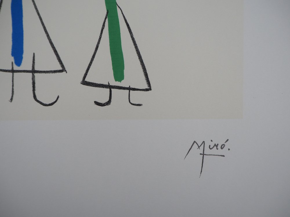 Joan Miro, Surrealist Family with a Star, Signed Lithograph for sale at ...