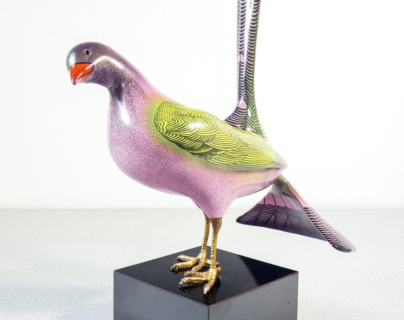 Porcelain Sculpture Bird by Giulia Mangani for sale at Pamono
