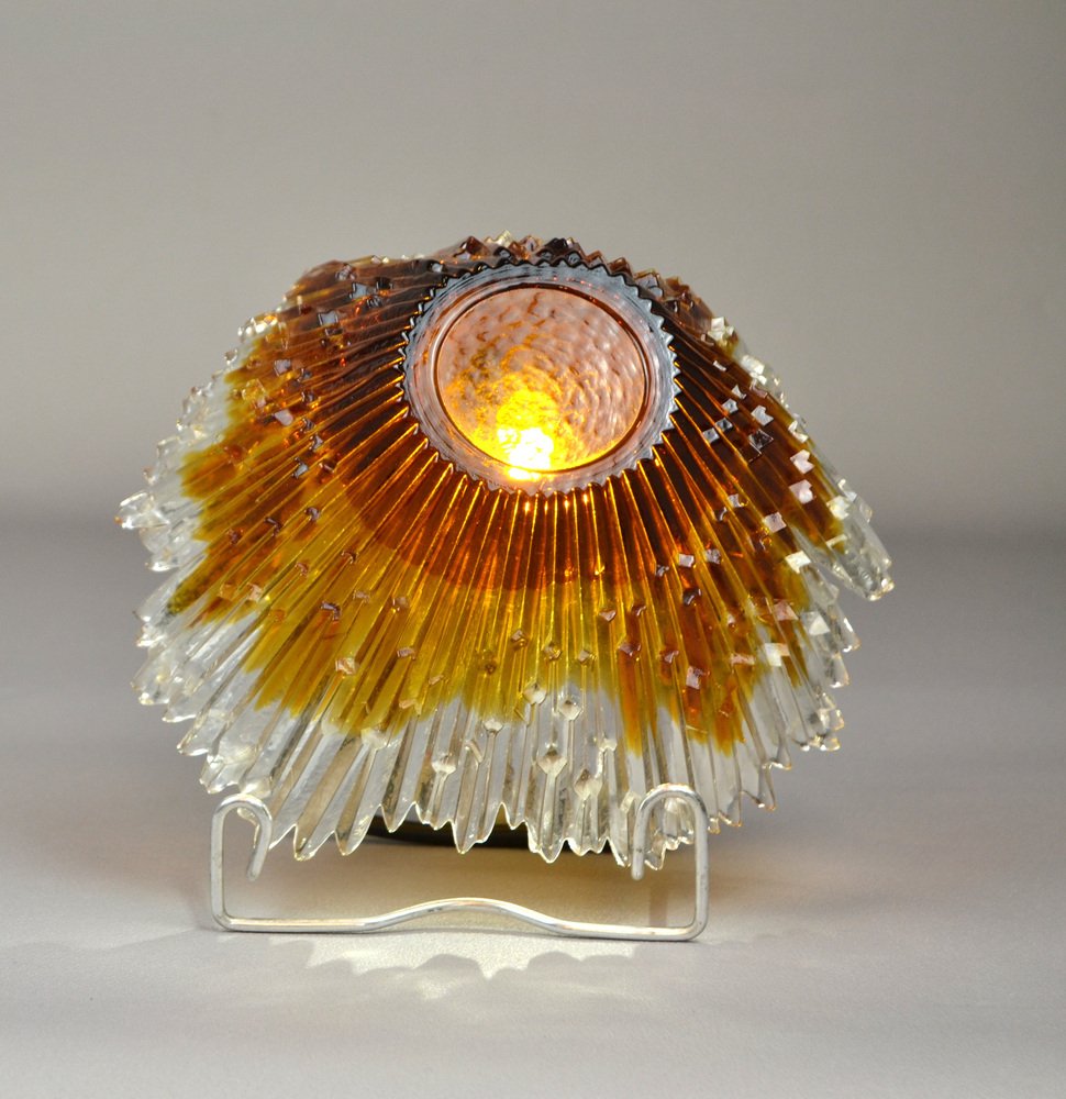Revontulet Glass Bowl by Tauno Wirkkala for sale at Pamono