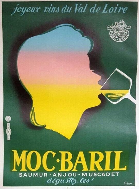 Moc Baril Poster by Bellenger, 1950 for sale at Pamono