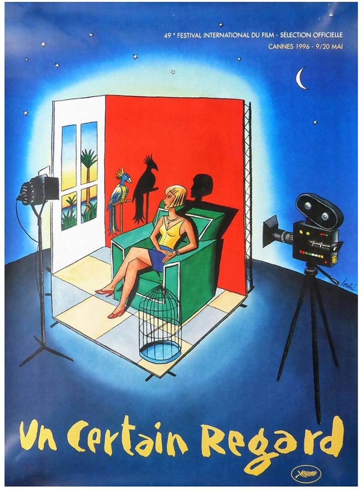 Cannes Film Festival Un Certain Regard Poster, 1996 for sale at Pamono