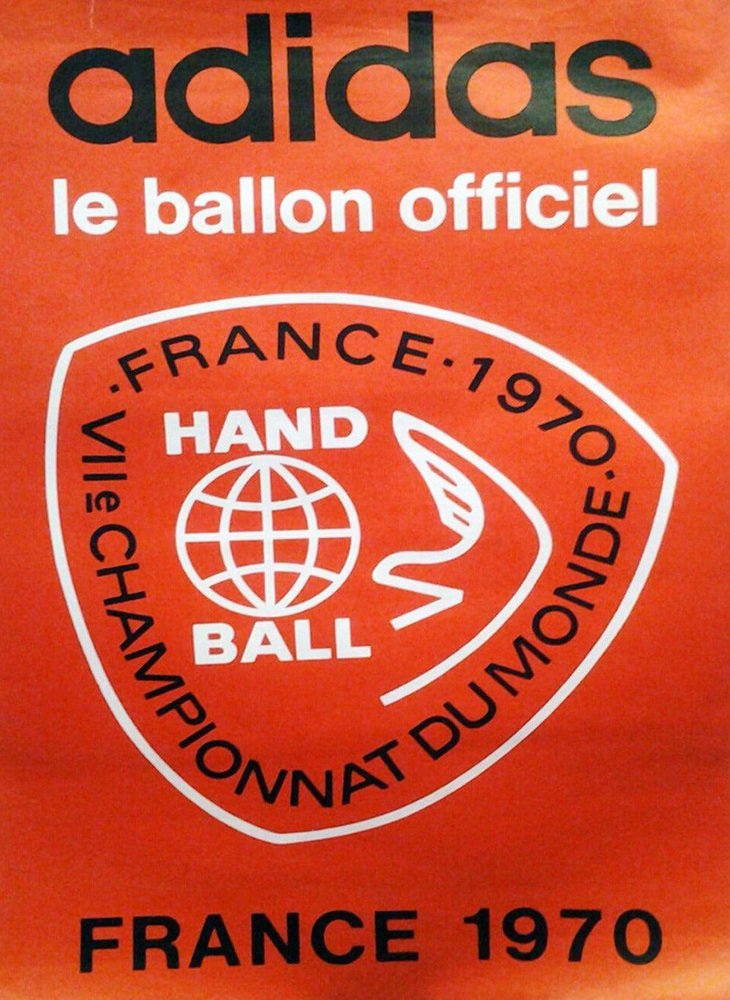 Adidas Handball Championship Poster, 1970 for sale at Pamono