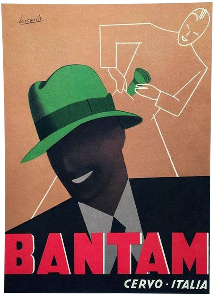 Bantam Poster by Gino Boccasile, 1936 for sale at Pamono