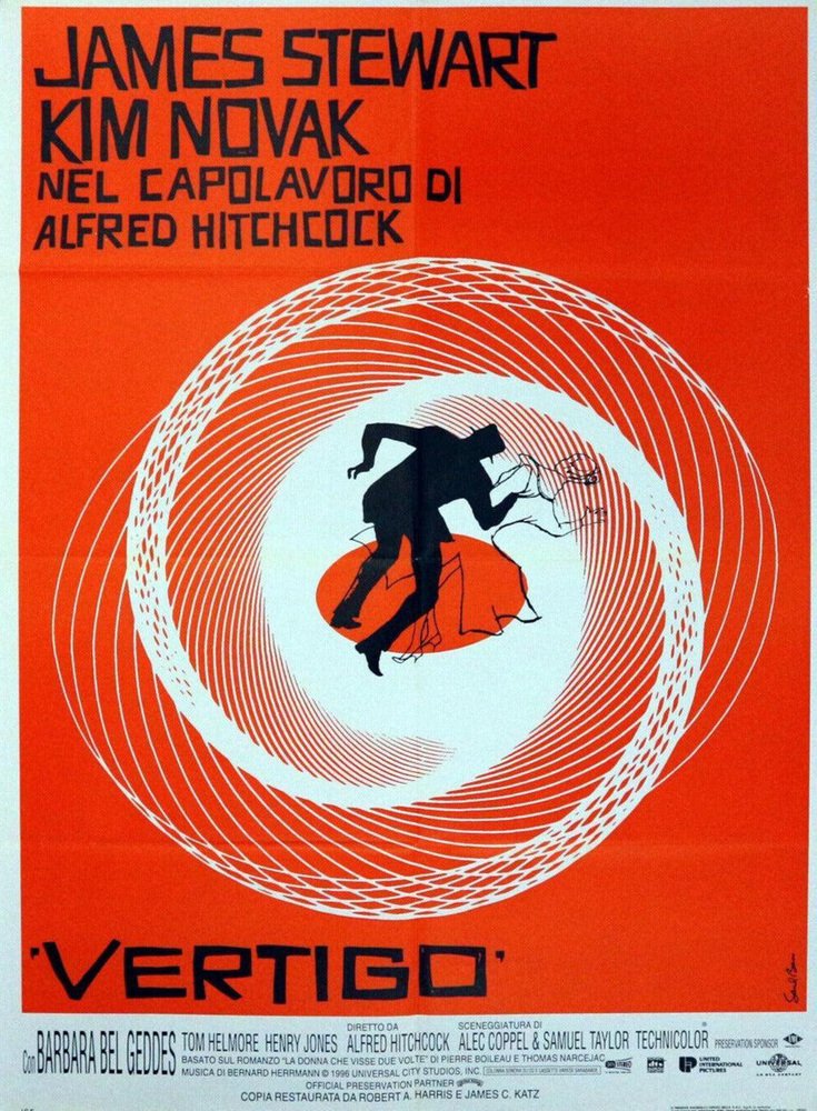 Vertigo Movie Poster, 1958 for sale at Pamono