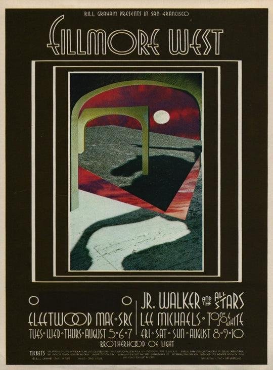 Fleetwood Mac at Fillmore West Poster, 1969 for sale at Pamono