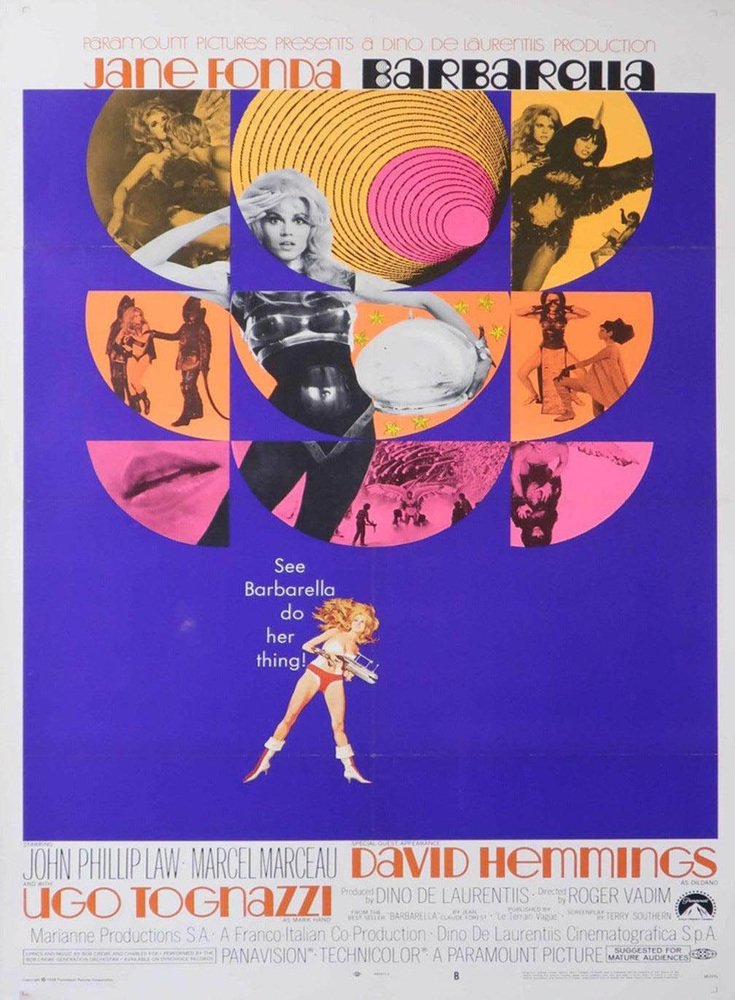 Barbarella Movie Poster, 1968 for sale at Pamono