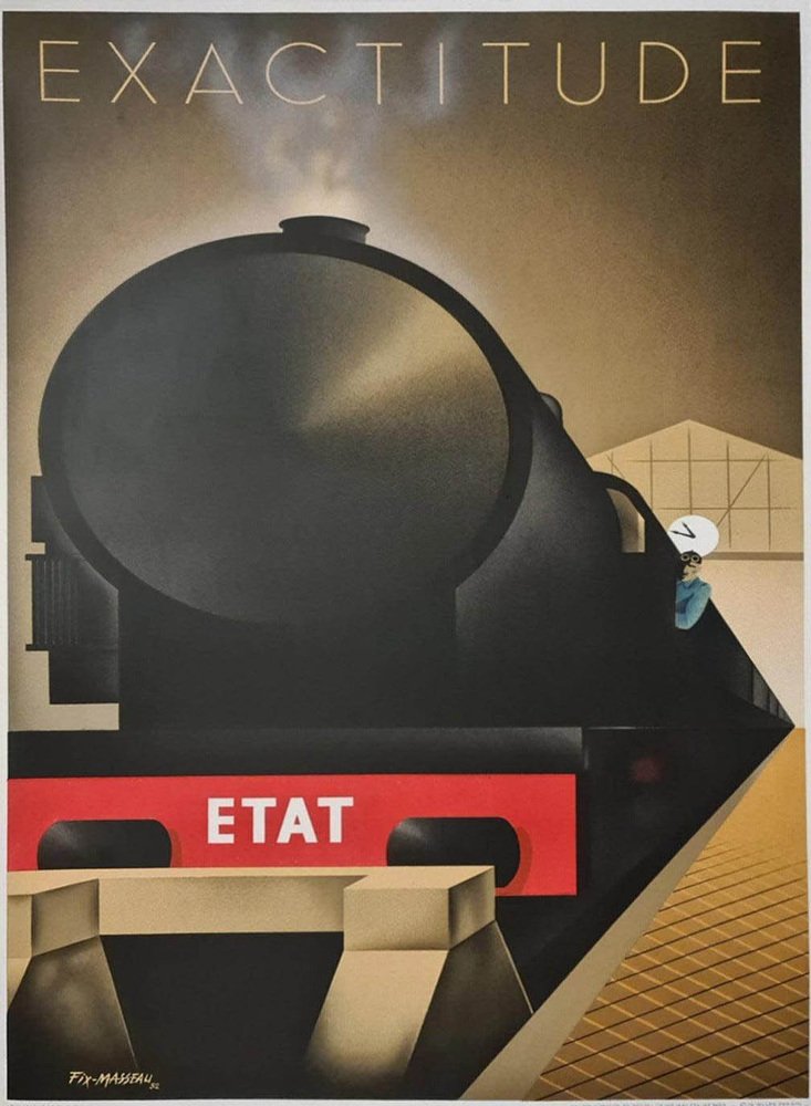 Exactitude Poster by Fix Masseau, 1982 for sale at Pamono