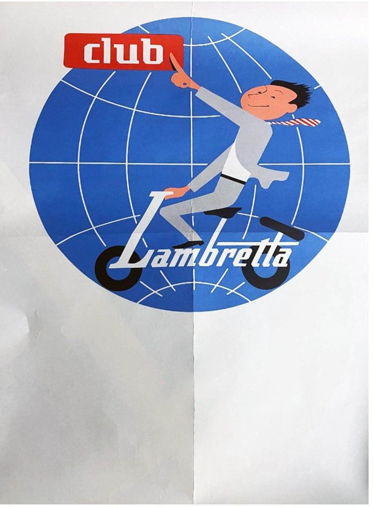 Club Lambretta Poster, 1962 for sale at Pamono